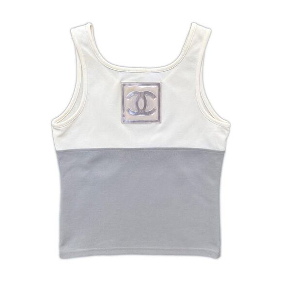 CHANEL | Tops | Authentic Chanel Cc 202 Vintage Sports Line ...